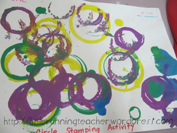 Circle Stamping « Little Running Teacher