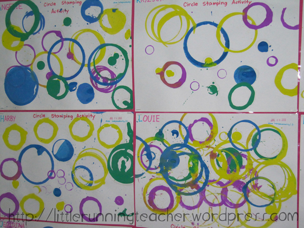 Circle Stamping « Little Running Teacher