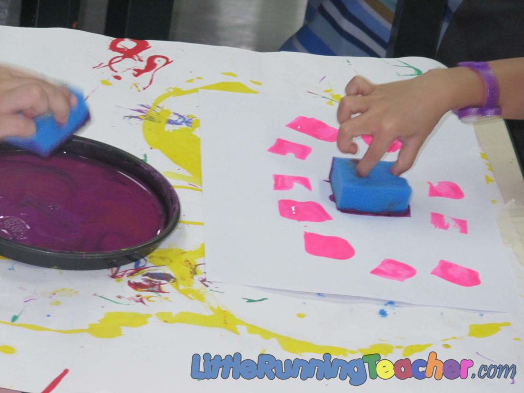 Sponge Painting « Little Running Teacher