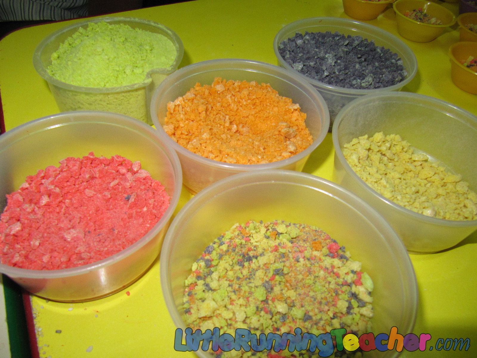 Fruit Loop Sand Art « Little Running Teacher