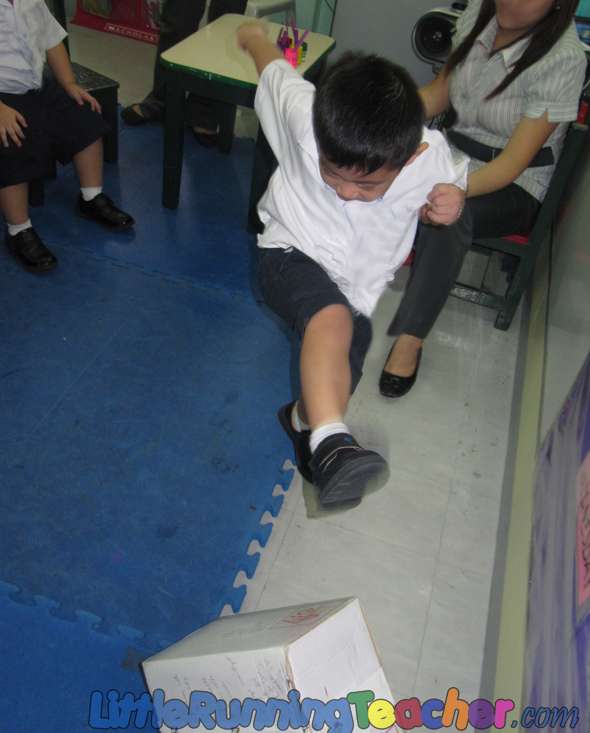 Box Kicking Art « Little Running Teacher
