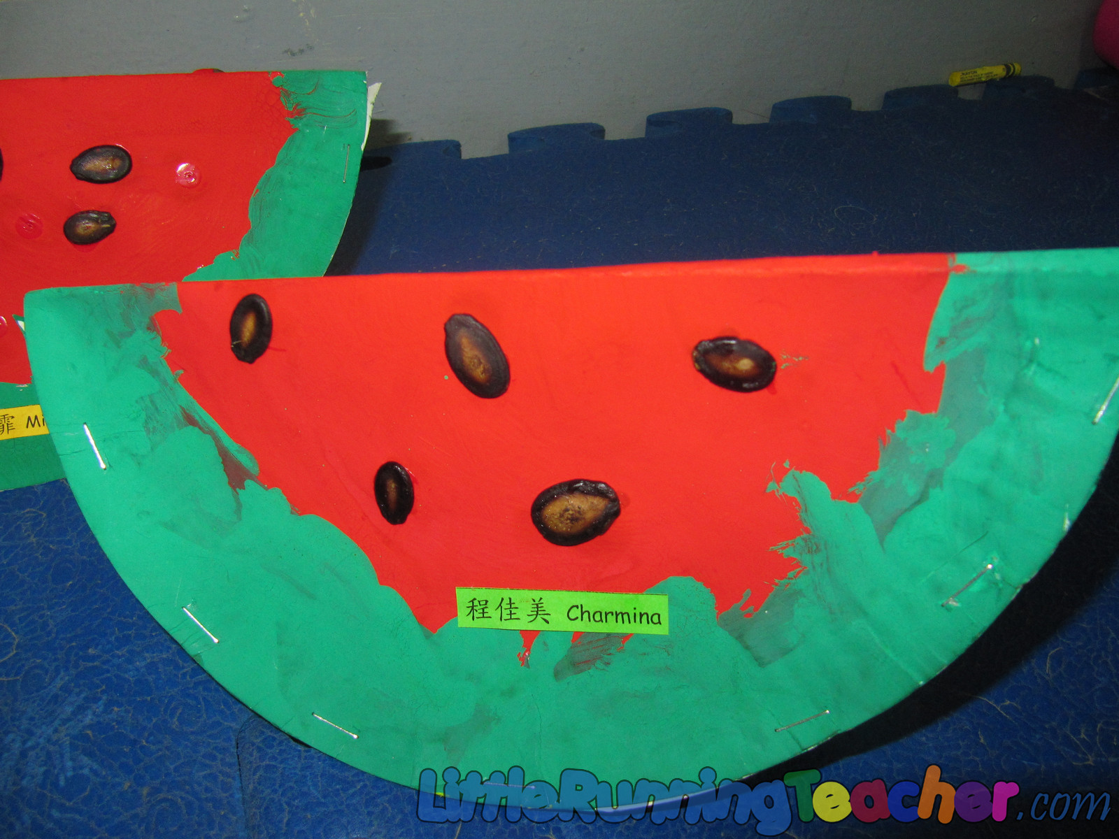 Paperplate Watermelons « Little Running Teacher