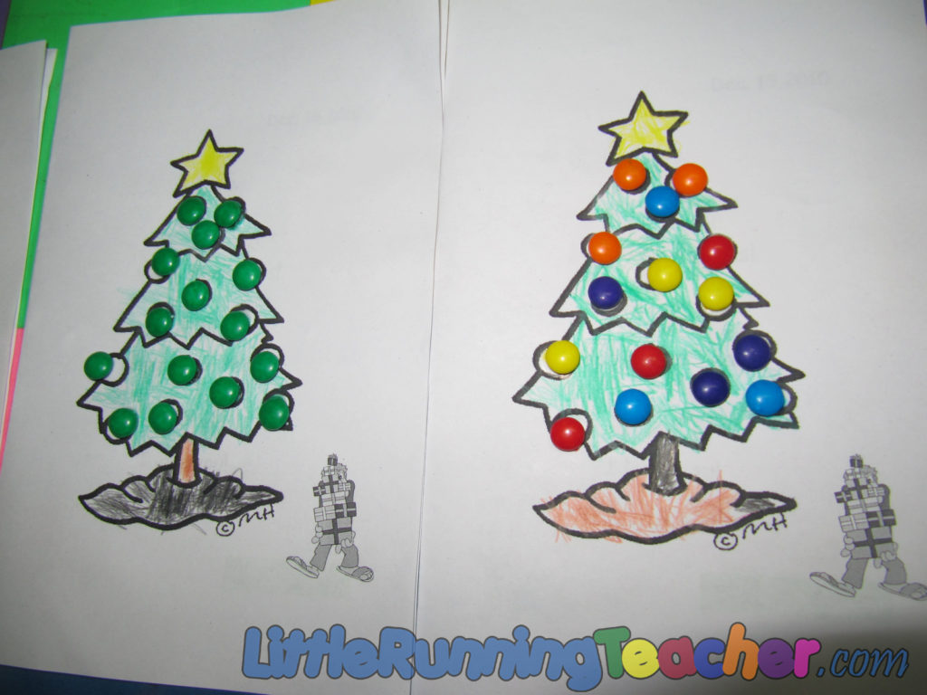 M&M Christmas Tree « Little Running Teacher