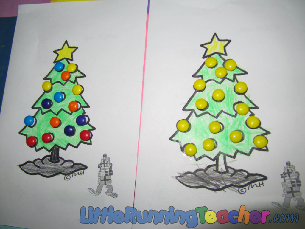 M&M Christmas Tree « Little Running Teacher