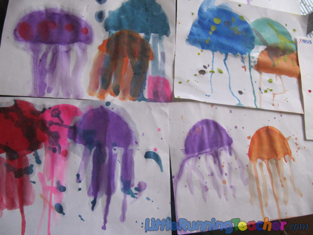 Watercolor Jellyfish Painting « Little Running Teacher