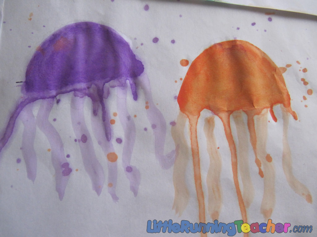 Watercolor Jellyfish Painting « Little Running Teacher