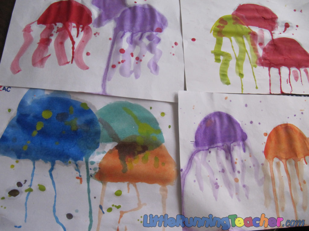 Watercolor Jellyfish Painting « Little Running Teacher