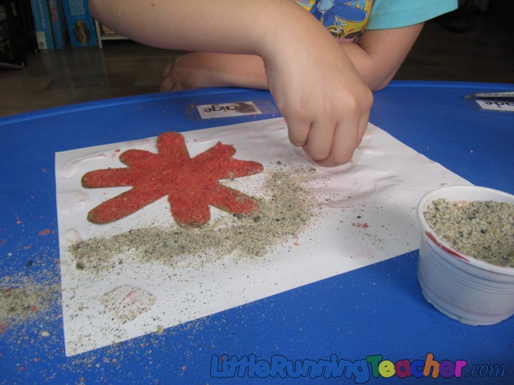 Starfish Art with Rock Salt « Little Running Teacher
