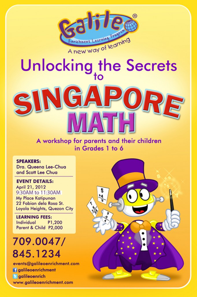 Singaporean Math Workshop with Galileo Enrichment Learning Program ...