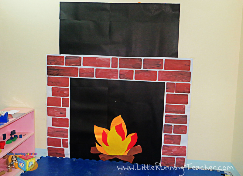 Classroom Fireplace Decor for Christmas « Little Running Teacher